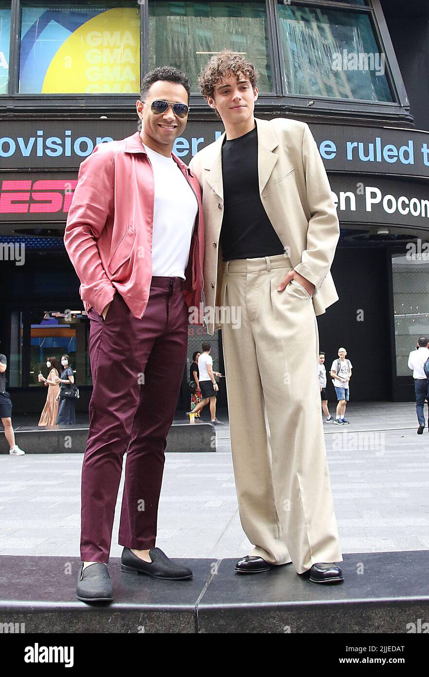 Corbin Bleu and Joshua Bassett on Good Morning America to talk about ...