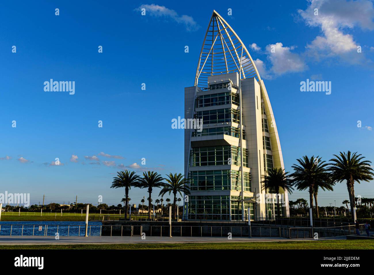 Exploration Tower, Port Canaveral Stock Photo - Alamy
