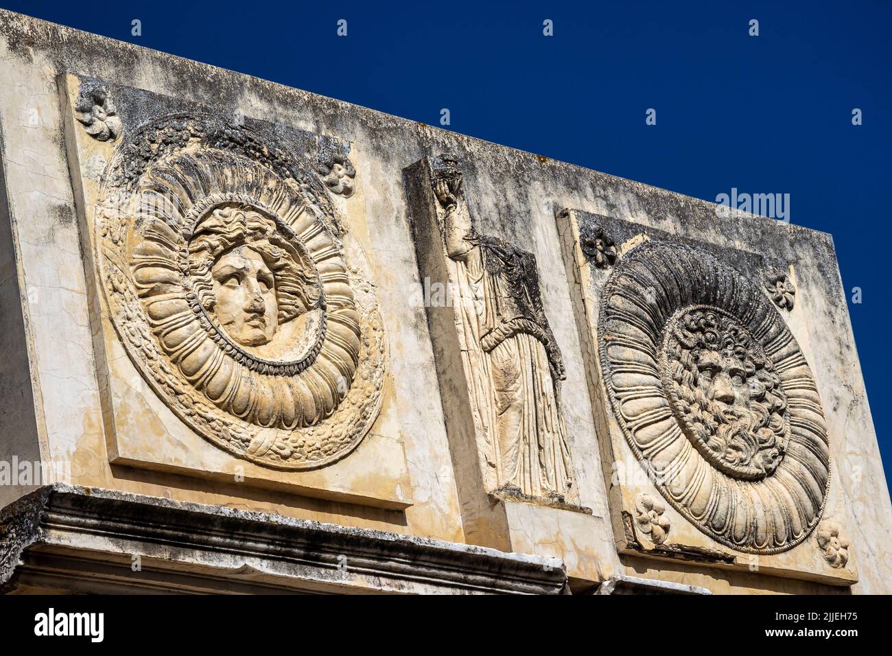 Portico of the Municipal Forum of Augusta Emerita in Merida ...