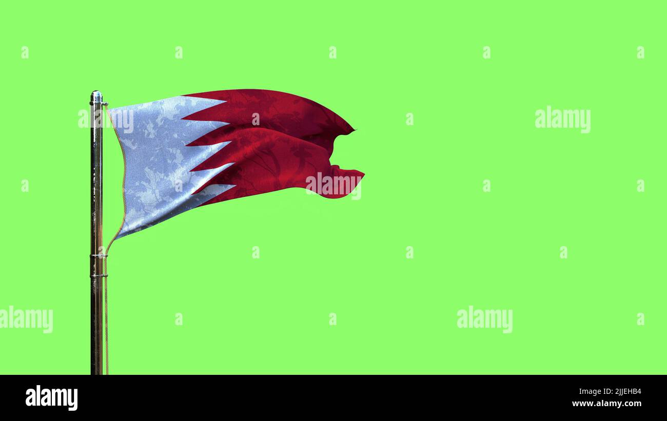 Bahrain national flag isolated 3d hi-res stock photography and images ...