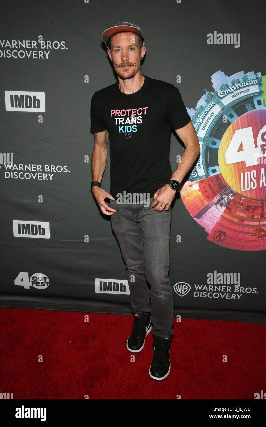 21 July 2022 - Los Angeles, California - Chris Mosier. 2022 Outfest Los ...