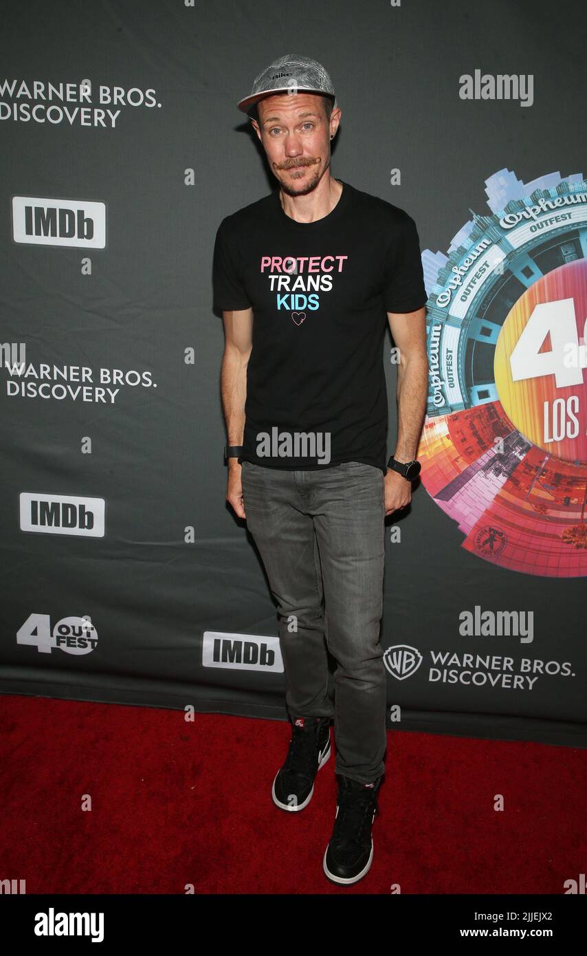 21 July 2022 - Los Angeles, California - Chris Mosier. 2022 Outfest Los ...