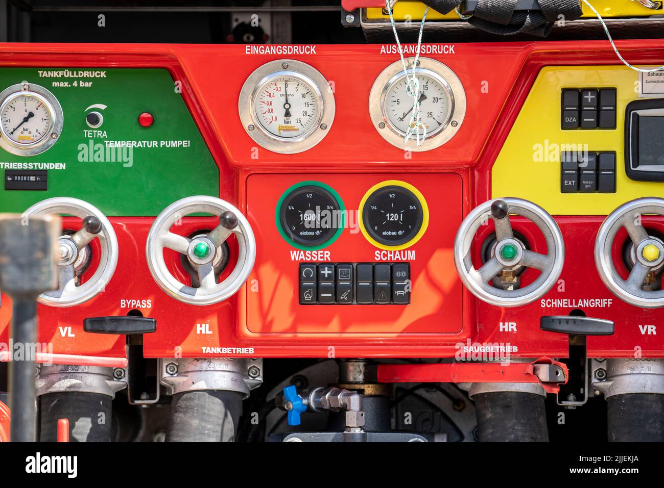 Auxiliary fire fighting vehicle hi-res stock photography and images - Alamy