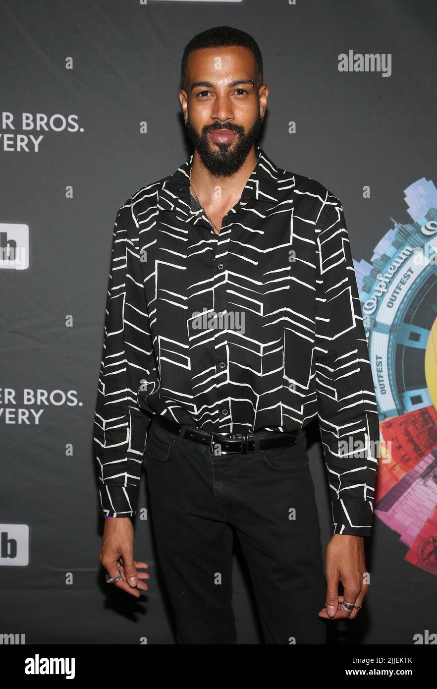 21 July 2022 - Los Angeles, California - Jayce Baron. 2022 Outfest Los ...