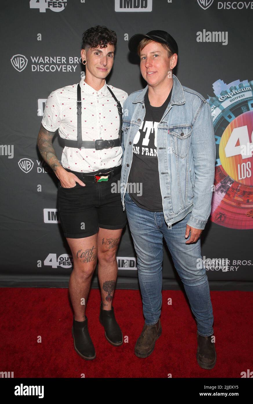 21 July 2022 - Los Angeles, California - Sasha, Ream. 2022 Outfest Los ...