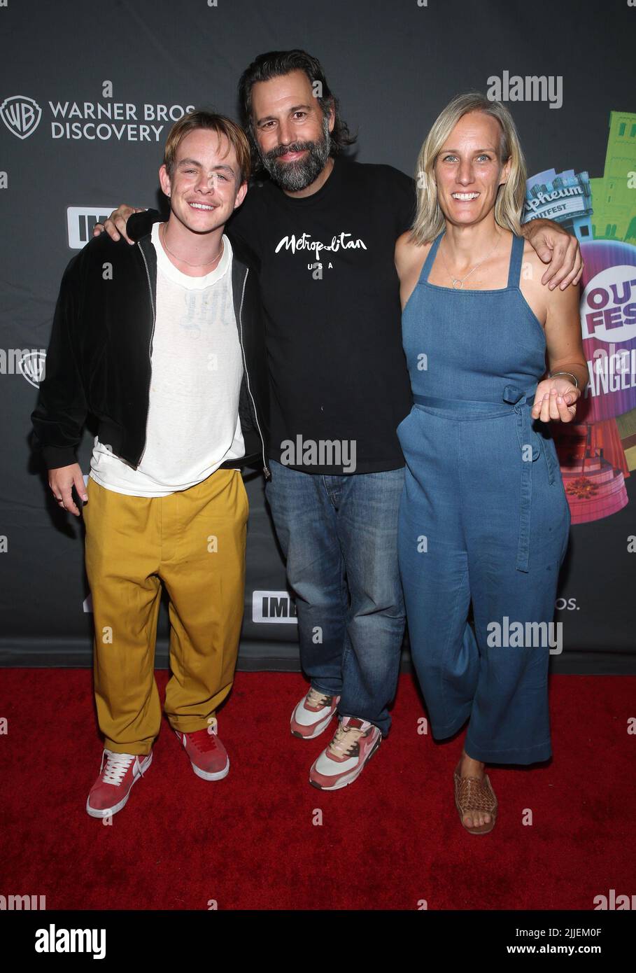 21 July 2022 - Los Angeles, California - Leo Baker, Reda, Nicola Marsh ...
