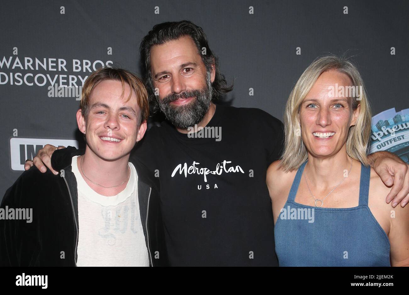 21 July 2022 - Los Angeles, California - Leo Baker, Reda, Nicola Marsh ...