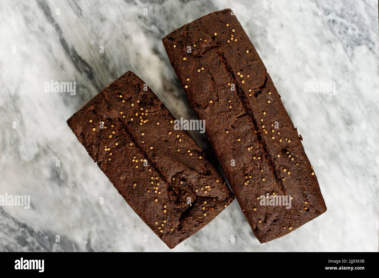 black rye bread close up Stock Photo - Alamy