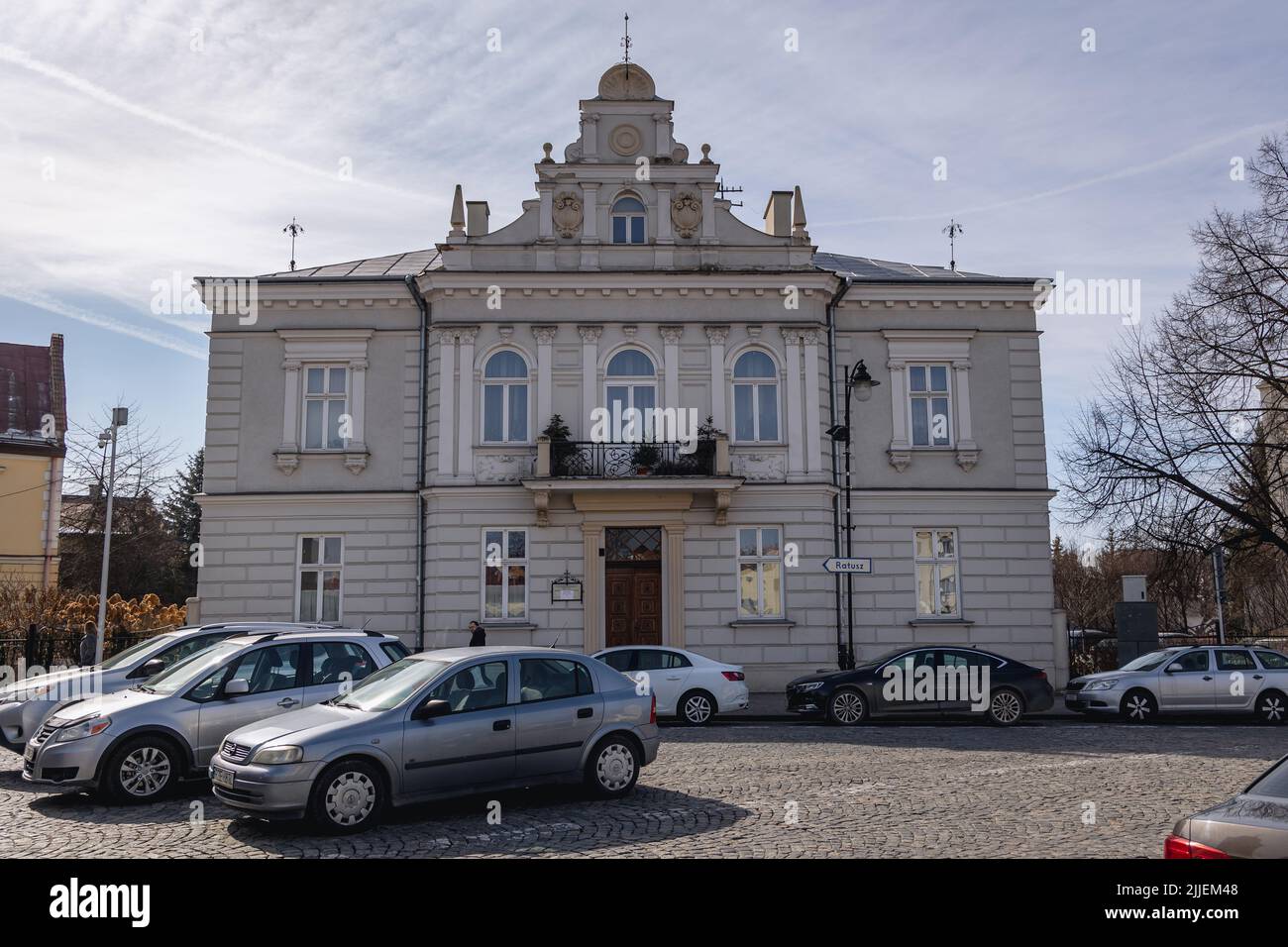 Historic building on Farny Square in Rzeszow, largest city in ...