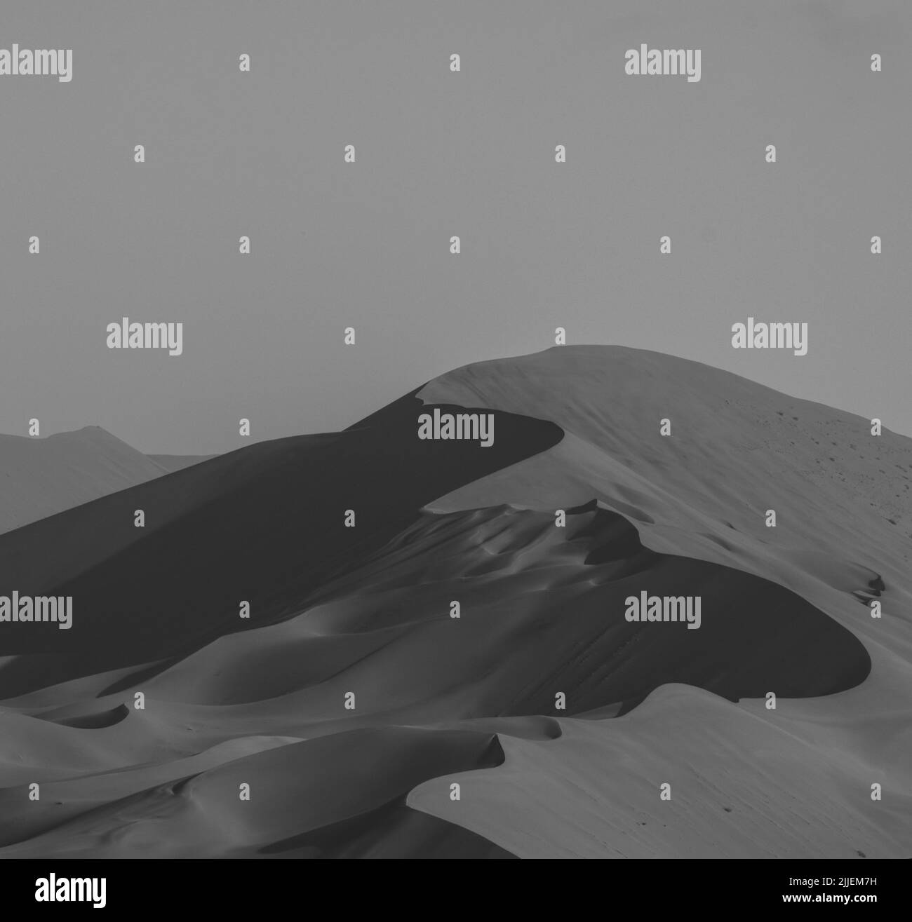 Hills in desert landscape Black and White Stock Photos & Images - Alamy