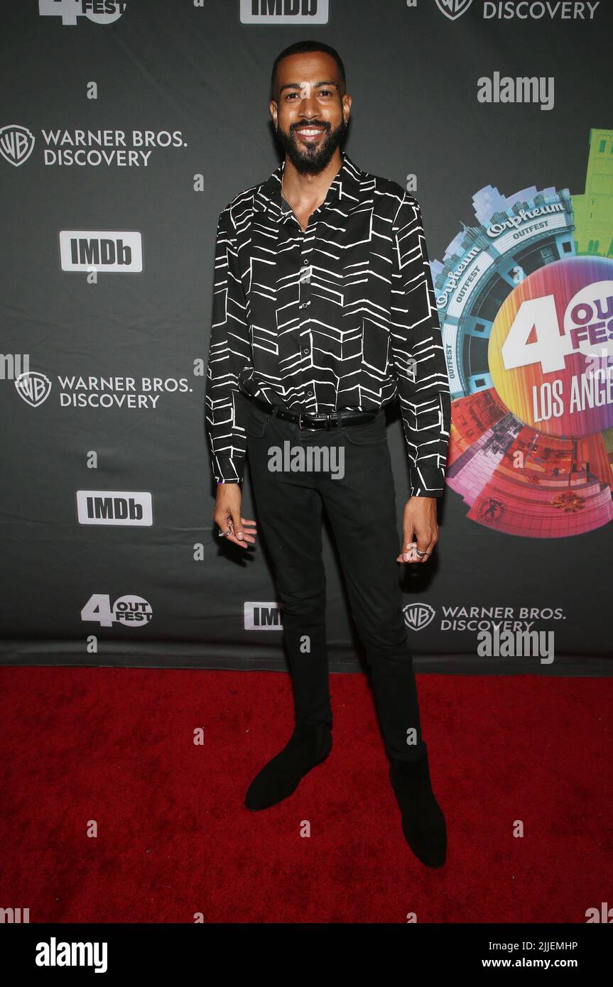 21 July 2022 - Los Angeles, California - Jayce Baron. 2022 Outfest Los ...