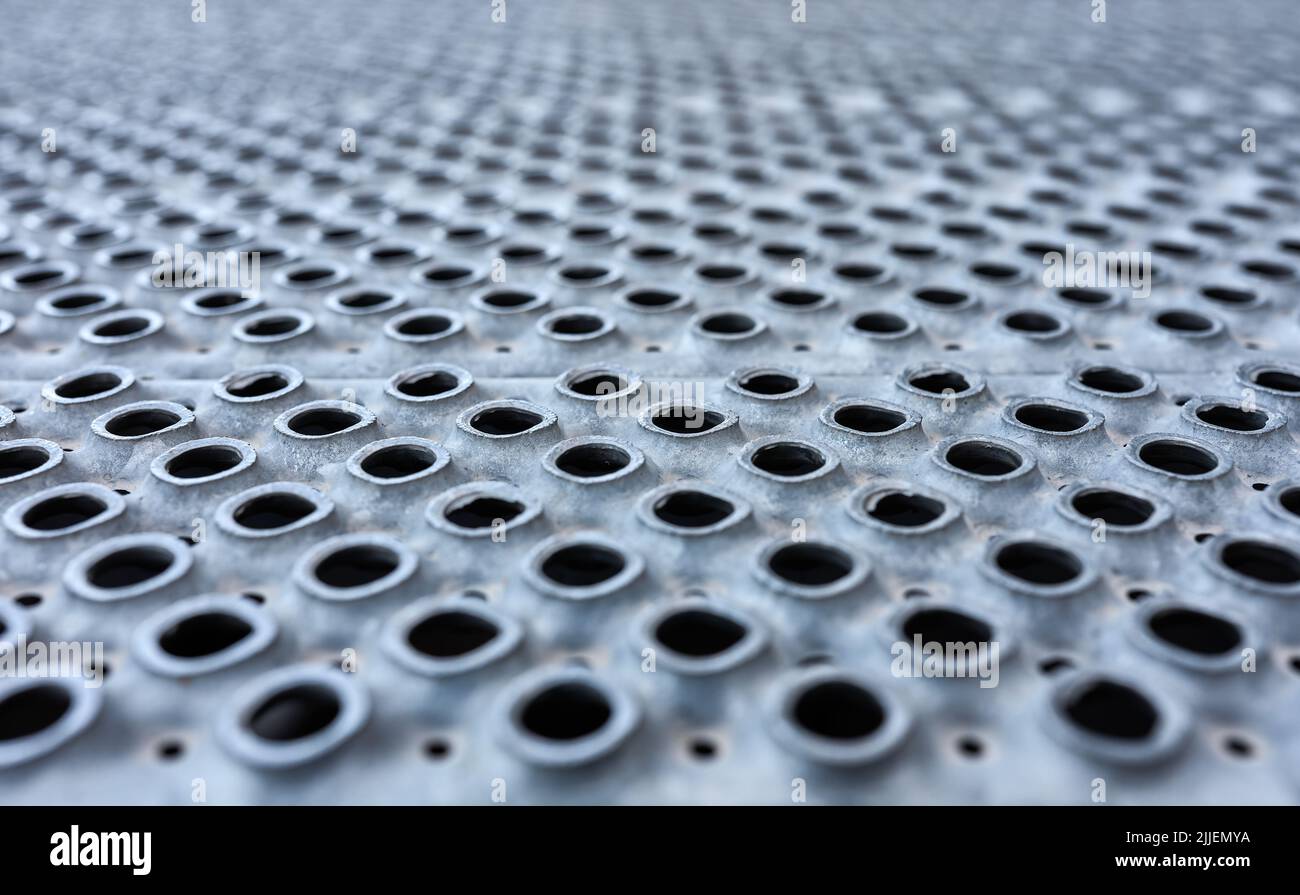 Perforated metal floor hi-res stock photography and images - Alamy