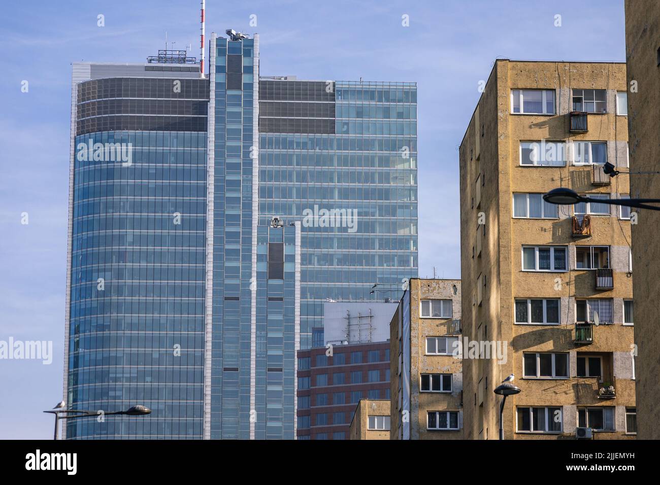 Rondo 1 office building in Warsaw, capital of Poland Stock Photo - Alamy