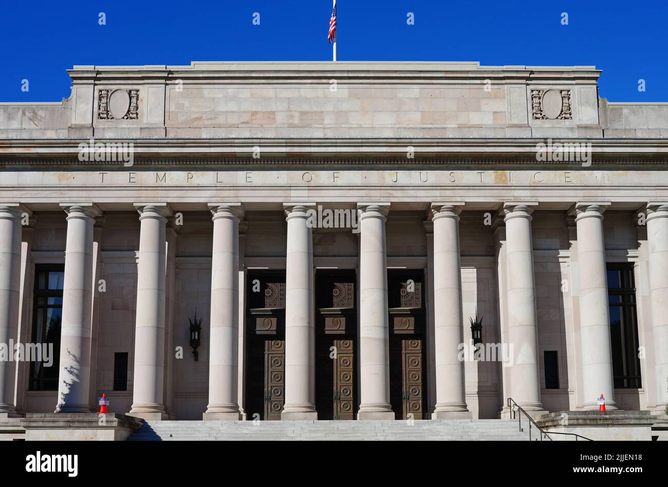 OLYMPIA, WA -2 OCT 2021- View of the Washington Temple of Justice ...