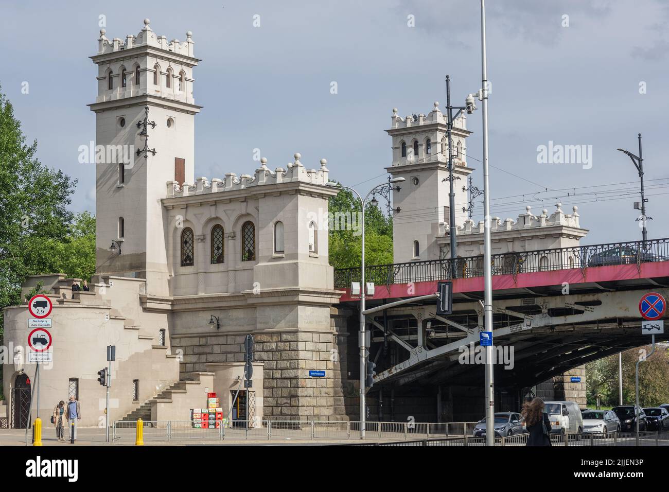 Poniatowski Bridge in Warsaw, capital of Poland Stock Photo - Alamy