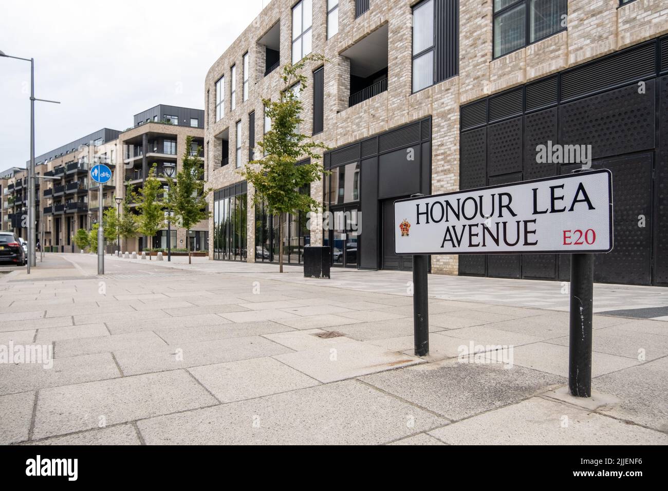 Honour Lea Avenue in London's 2012 Olympic Village, E20 post code ...