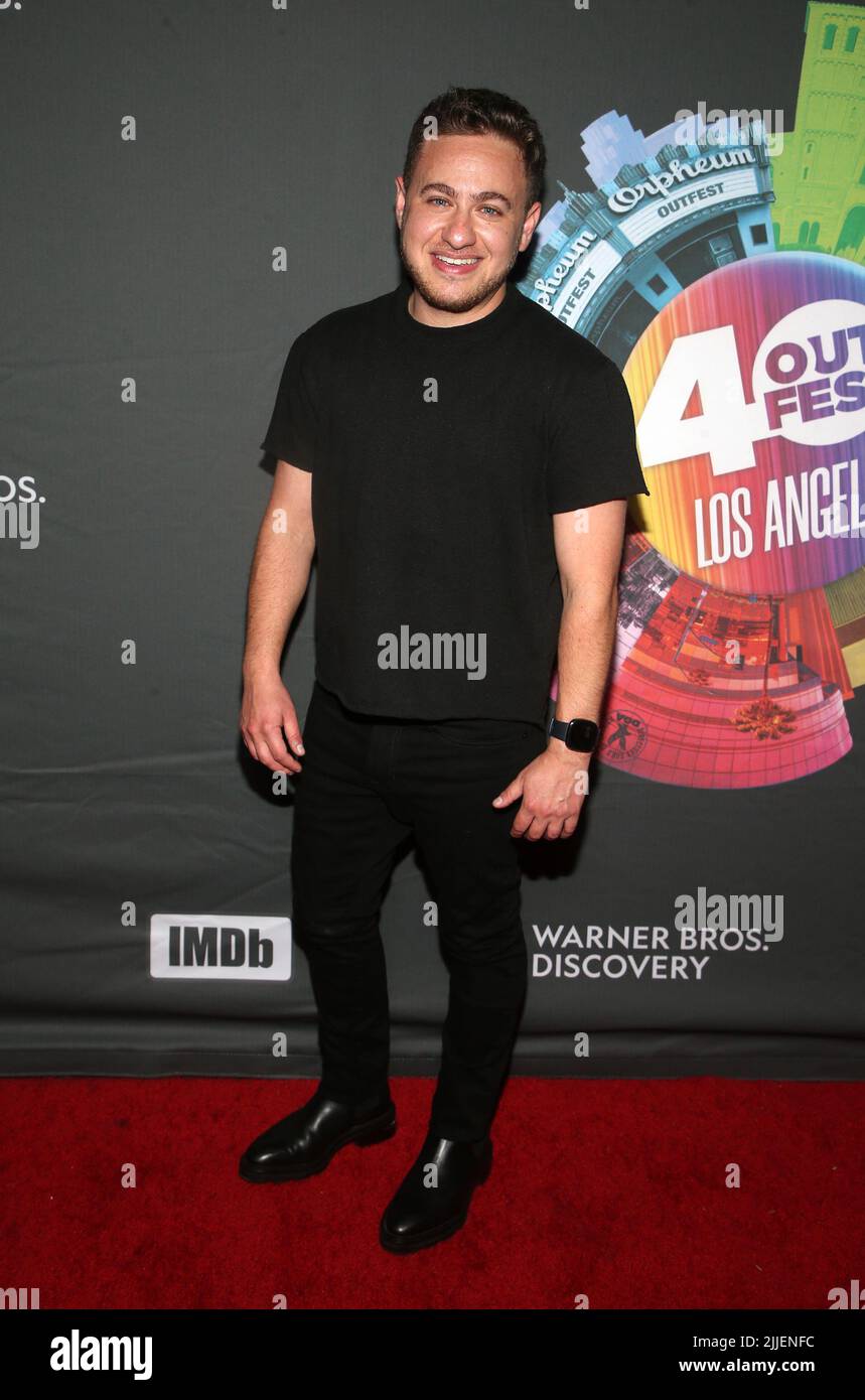 21 July 2022 - Los Angeles, California - Alex Schmider 2022 Outfest Los ...