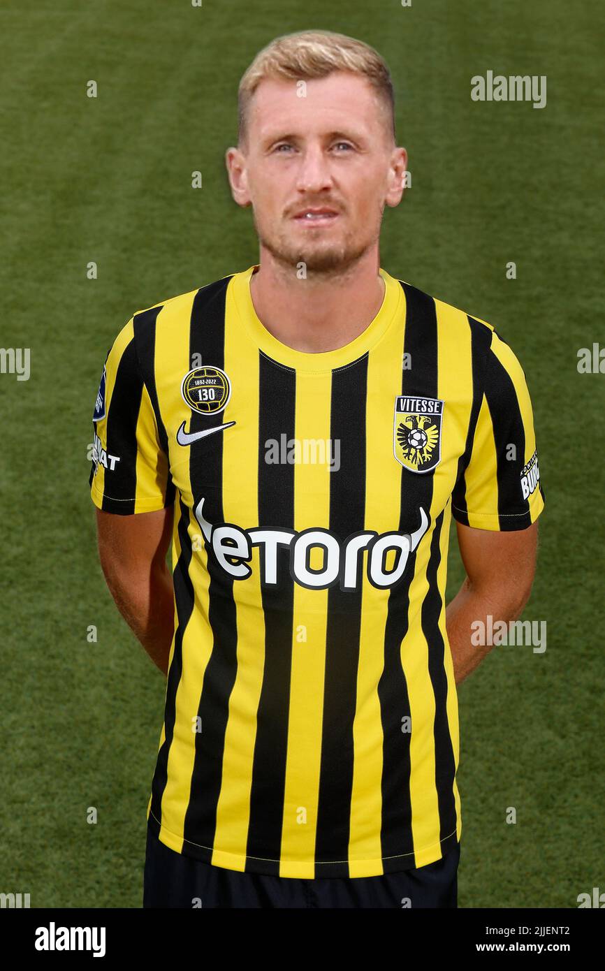 ARNHEM, NETHERLANDS - JULY 25: Thomás Hájek Vitesse poses during the ...