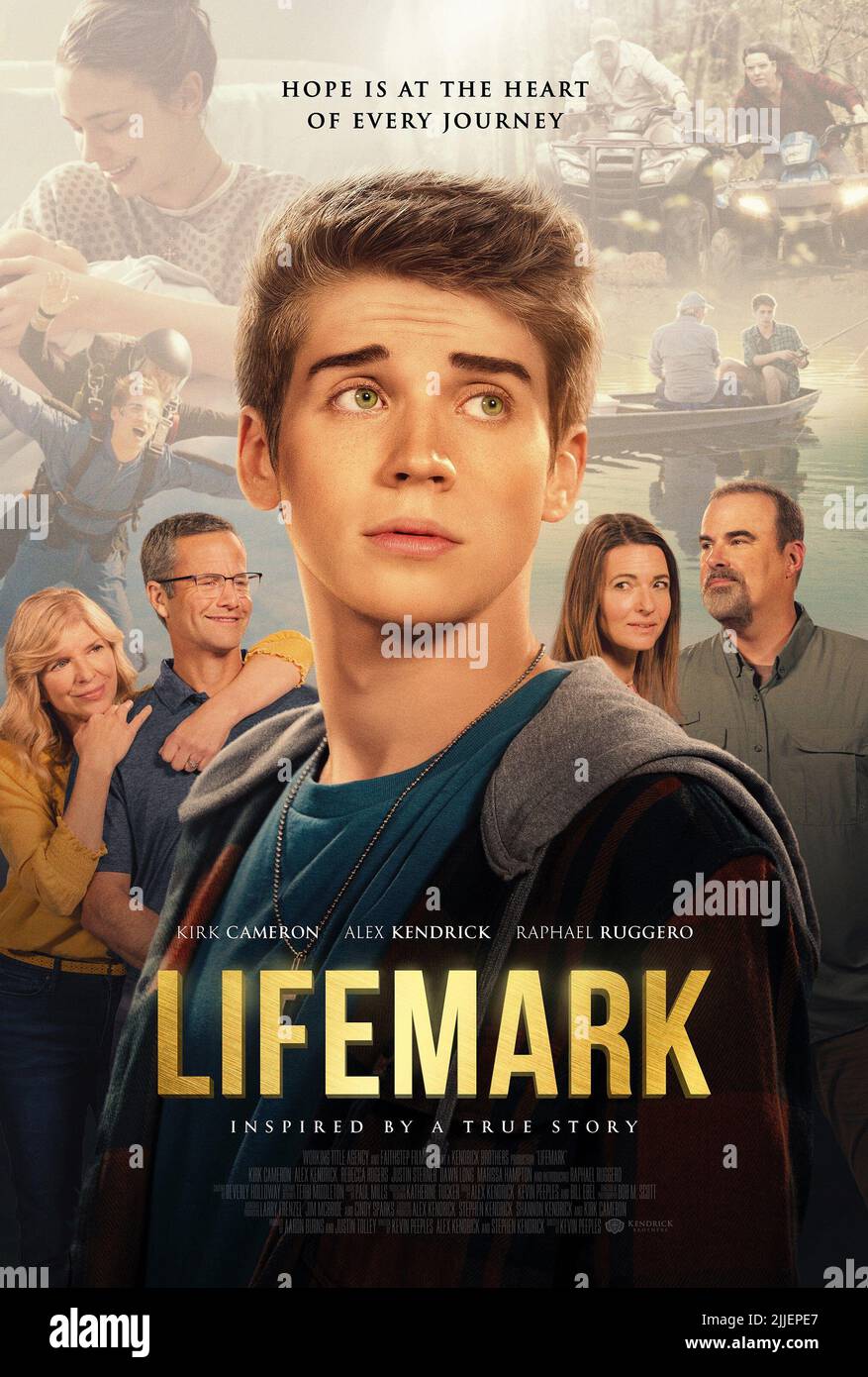 LIFEMARK, poster, from left: Rebecca Rogers, Kirk Cameron, Raphael ... LIFEMARK, poster, from left: Rebecca Rogers, Kirk Cameron, Raphael ...