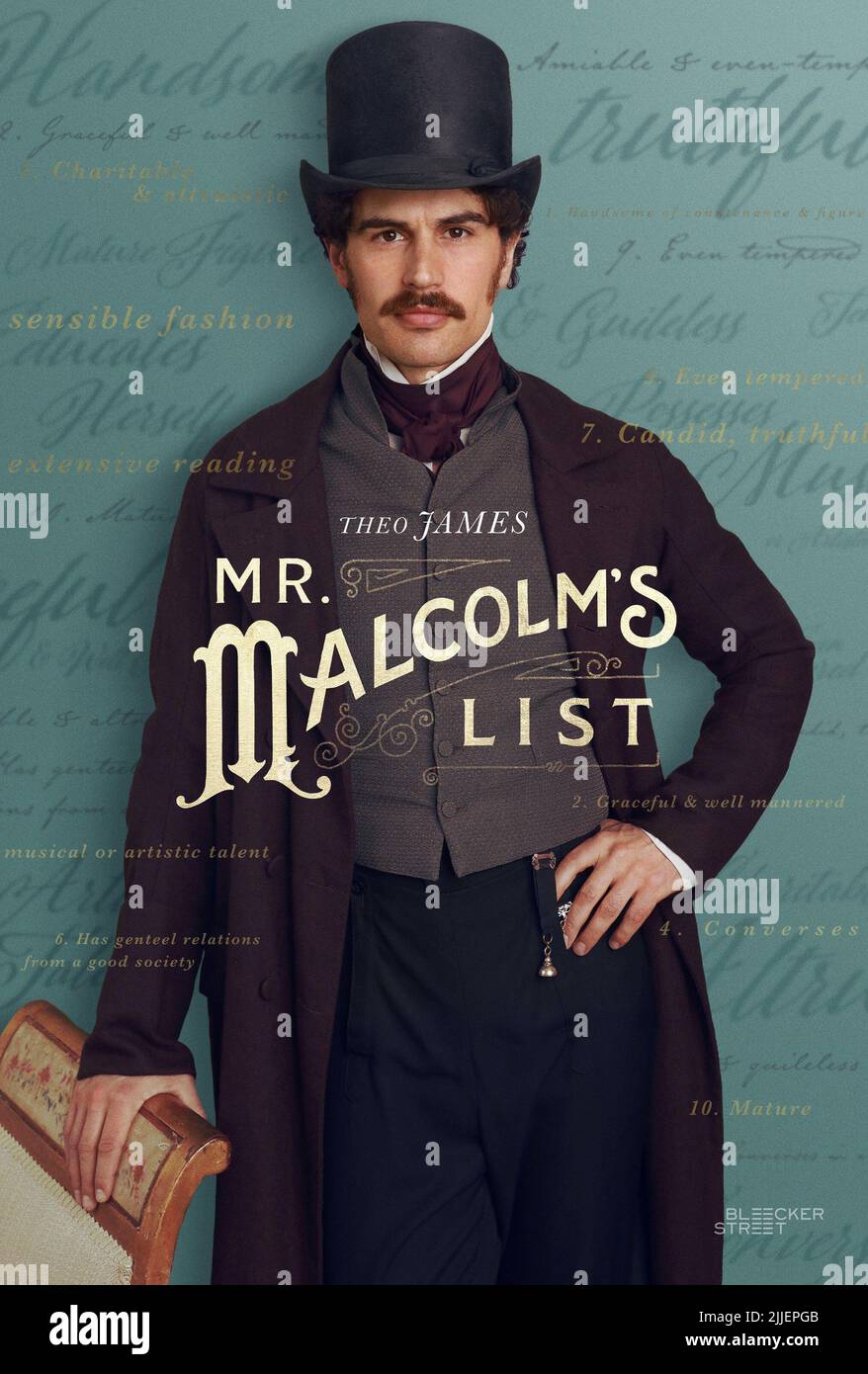 MR. MALCOLM'S LIST, US character poster, Oliver Jackson-Cohen, 2022 ...
