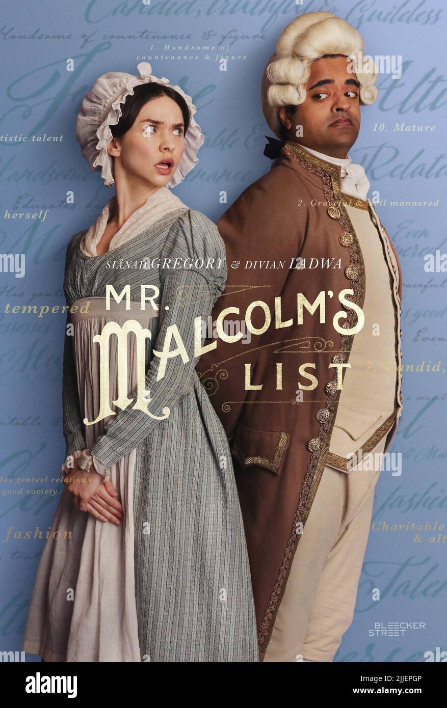 MR. MALCOLM'S LIST, US character poster, from left: Sianad Gregory ...