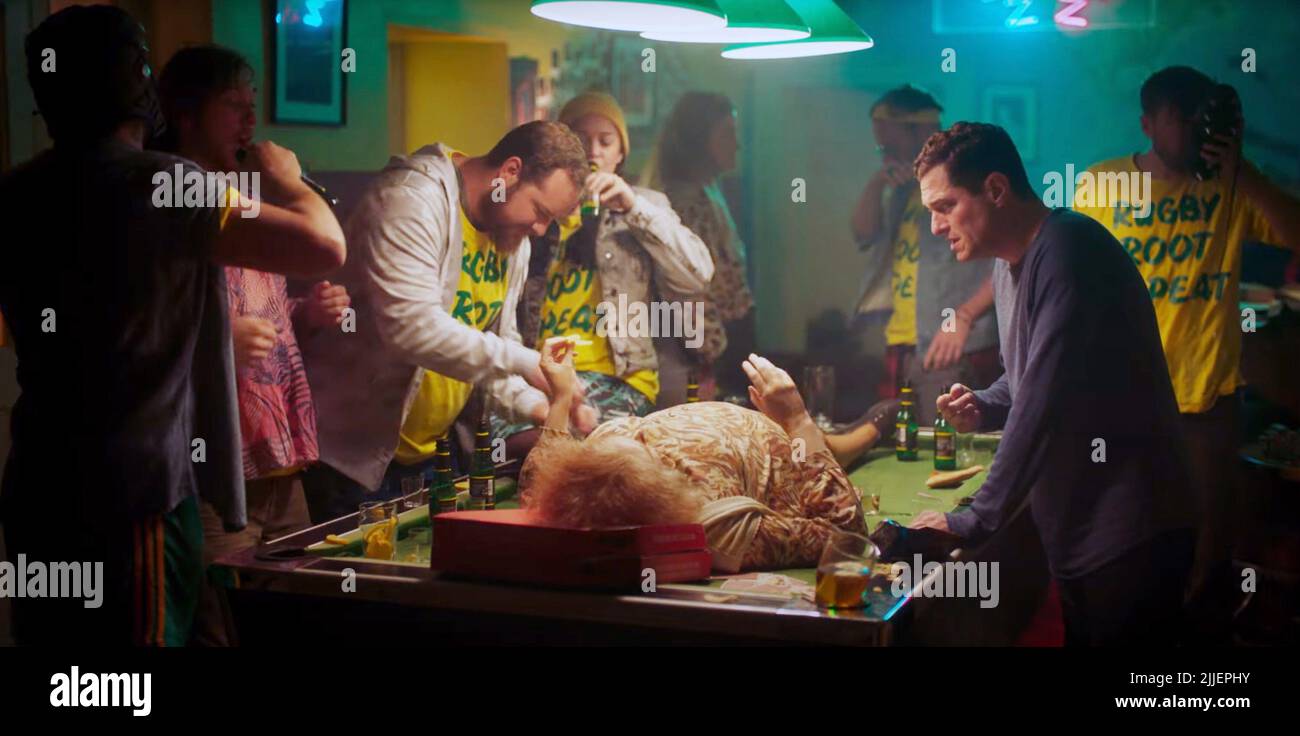 THE NAN MOVIE, Catherine Tate (on pool table), Mathew Horne (right ...