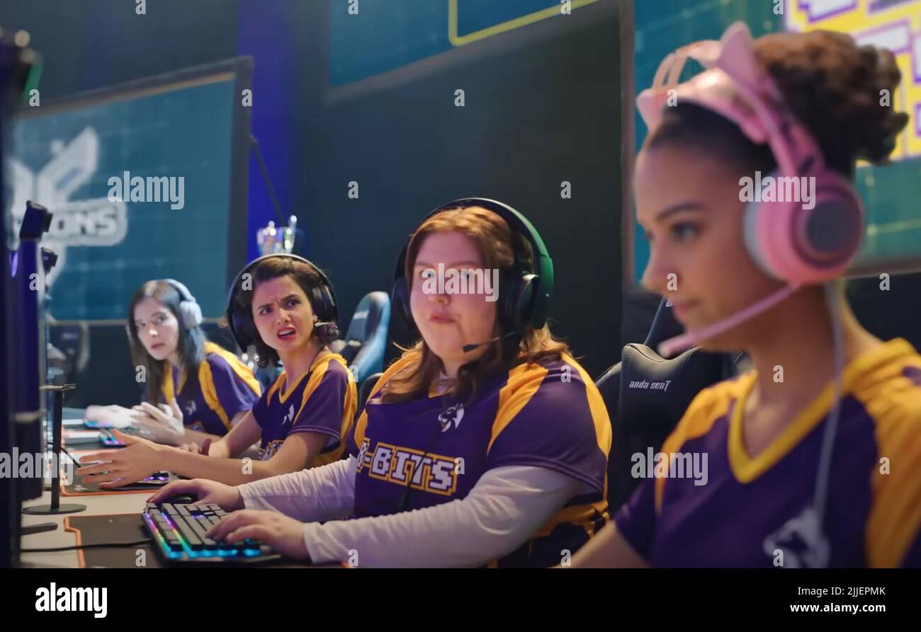 1UP, (aka ONE UP), from left: Hari Nef, Lolita Milena, D.J. Mausner ...