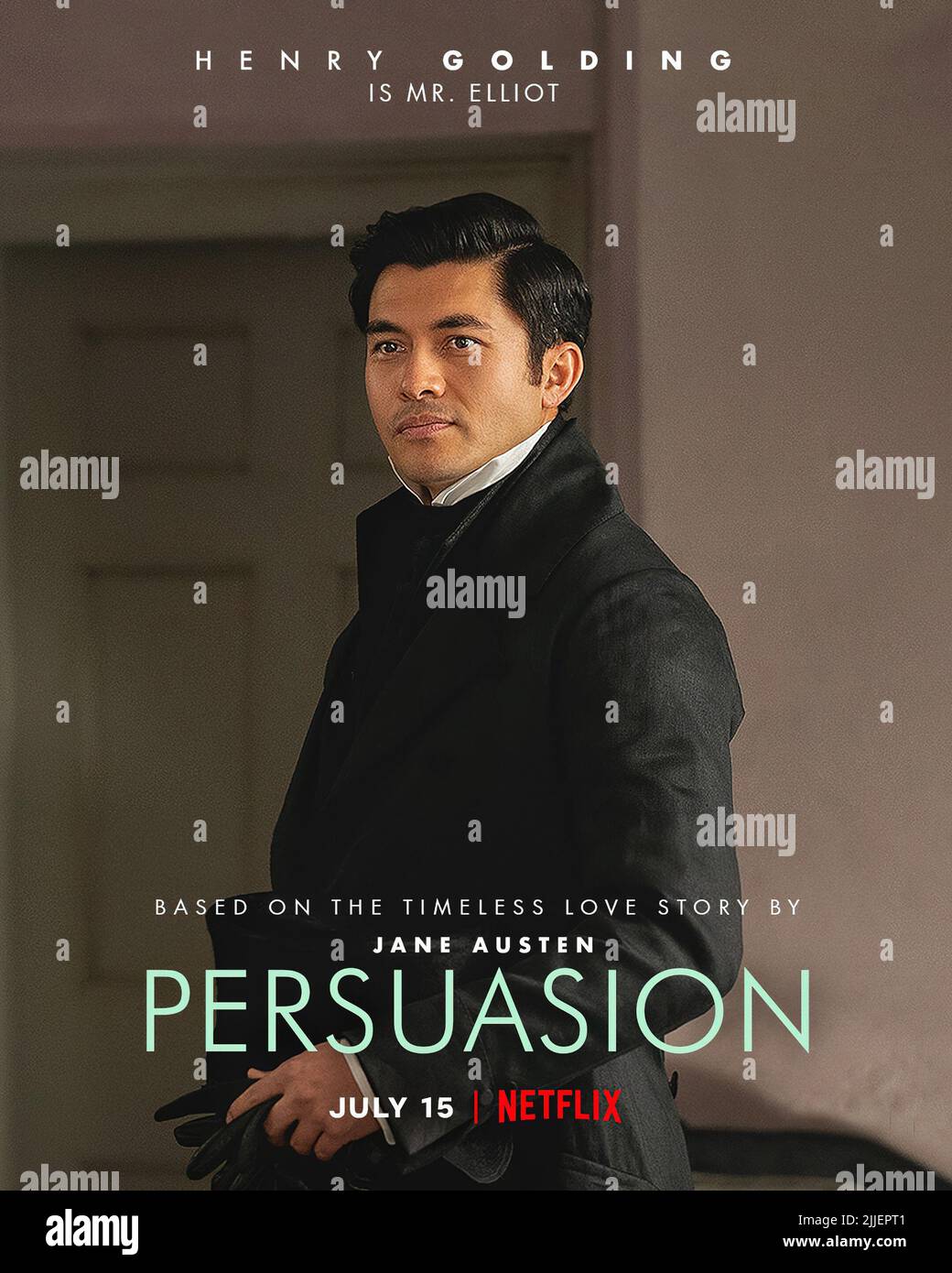 PERSUASION, US character poster, Henry Golding as Mr. Elliot, 2022 ...