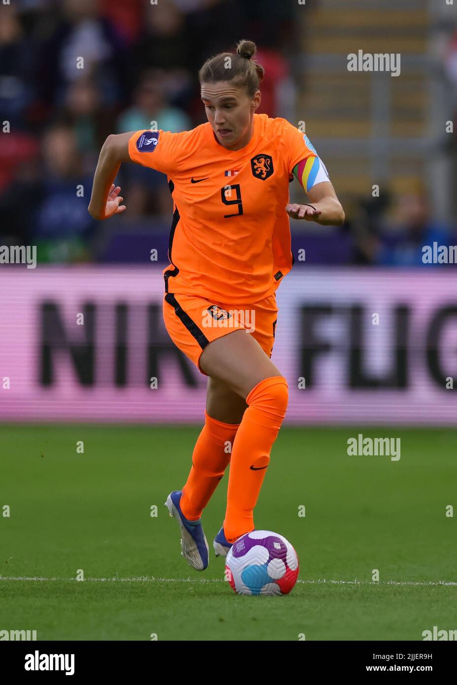 Rotherham, England, 23rd July 2022. Vivianne Miedema of Netherlands ...