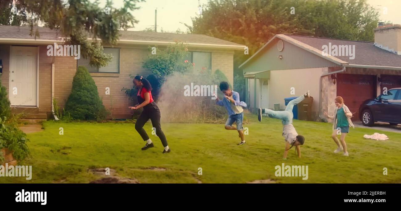 SUMMERING, from left: Sanai Victoria, Madalen Mills, Lia Barnett, Eden ...