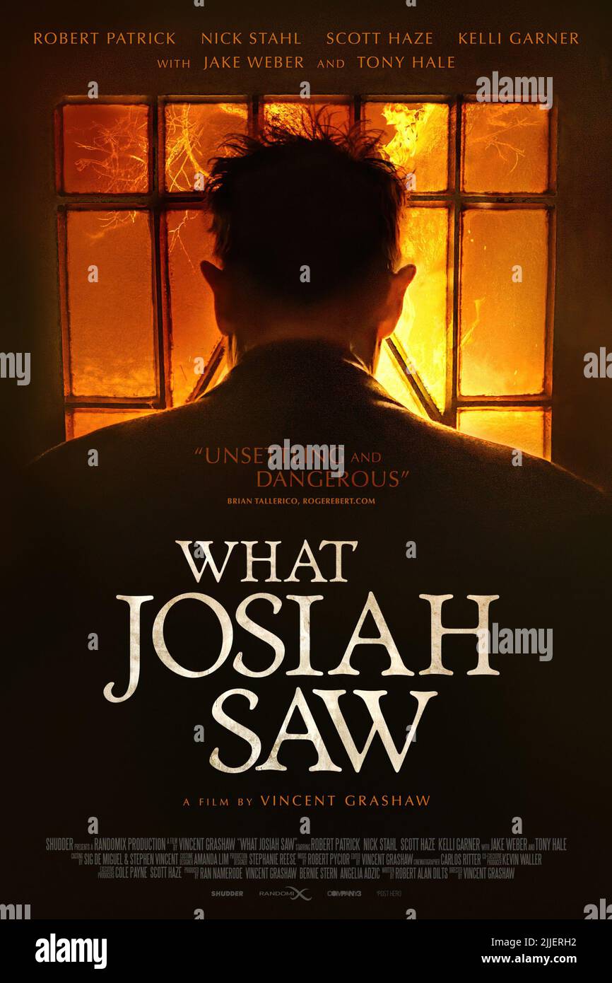 WHAT JOSIAH SAW, poster, Robert Patrick, 2021. © Shudder / courtesy ...