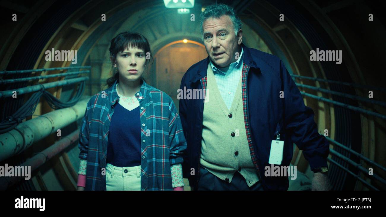 STRANGER THINGS, from left: Millie Bobby Brown, Paul Reiser, (Season 4 ...