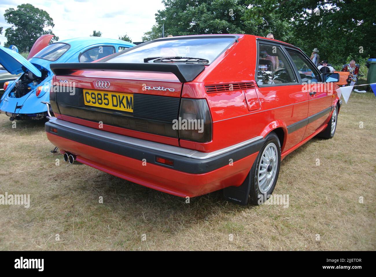 A 1985 Audi Quattro parked on display at the 47th Historic Vehicle ...