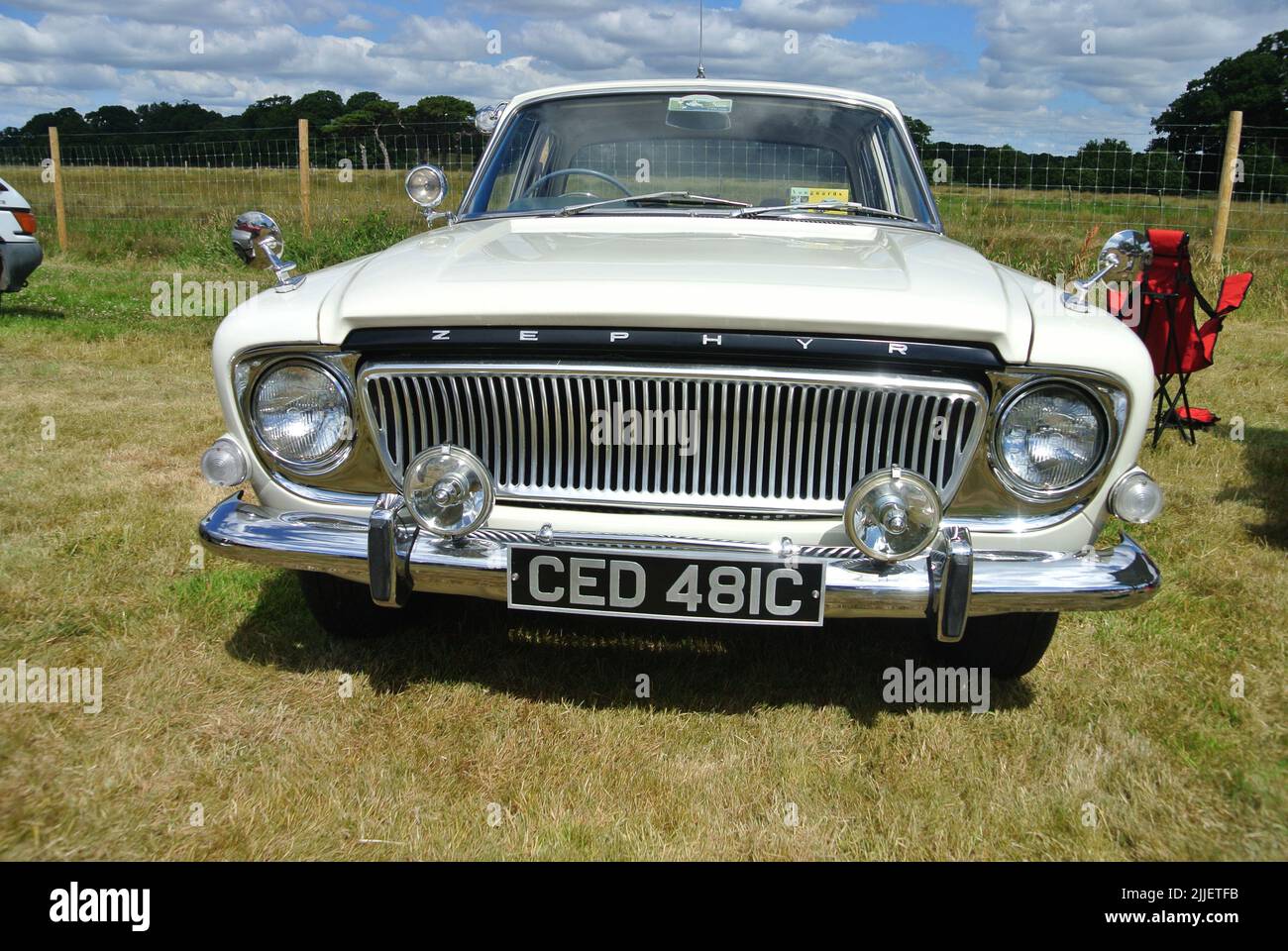 A 1965 Ford Zephyr 4 parked on display at the 47th Historic Vehicle ...