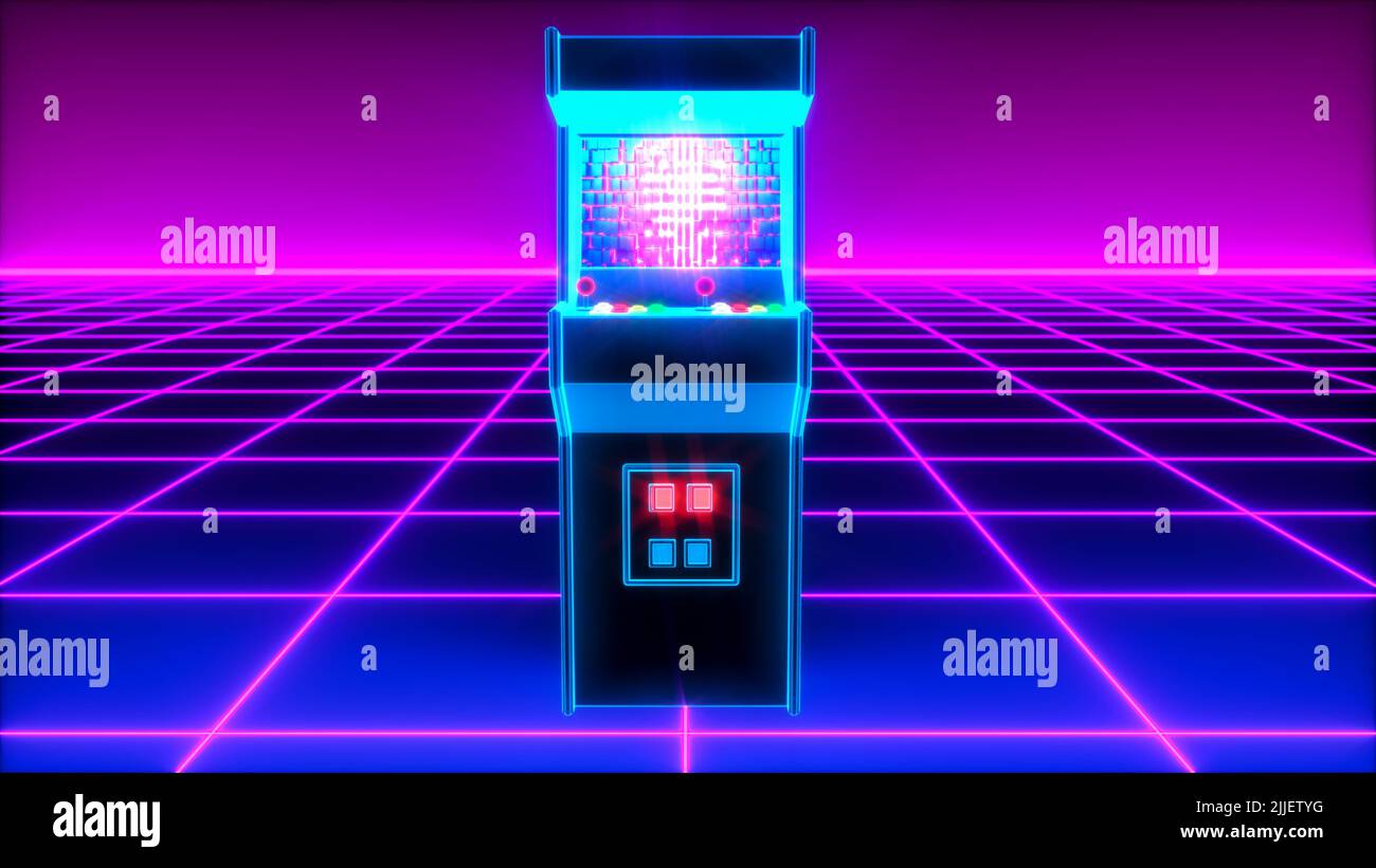 80s arcade style hi-res stock photography and images - Alamy