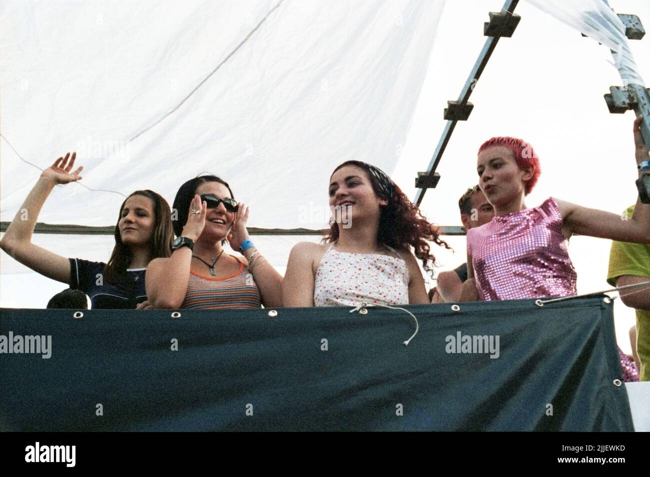Street parade, Tsar Liberator blvd., Sofia, Bulgaria, circa 2005 Stock ...