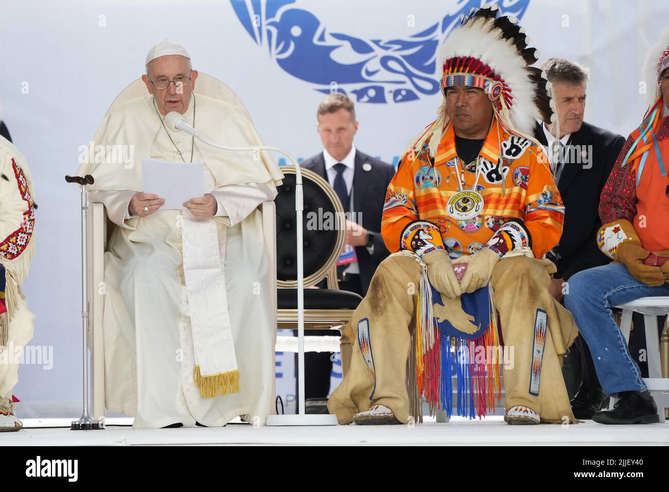 Pope Francis delivers his apology to Indigenous people for the church’s ...