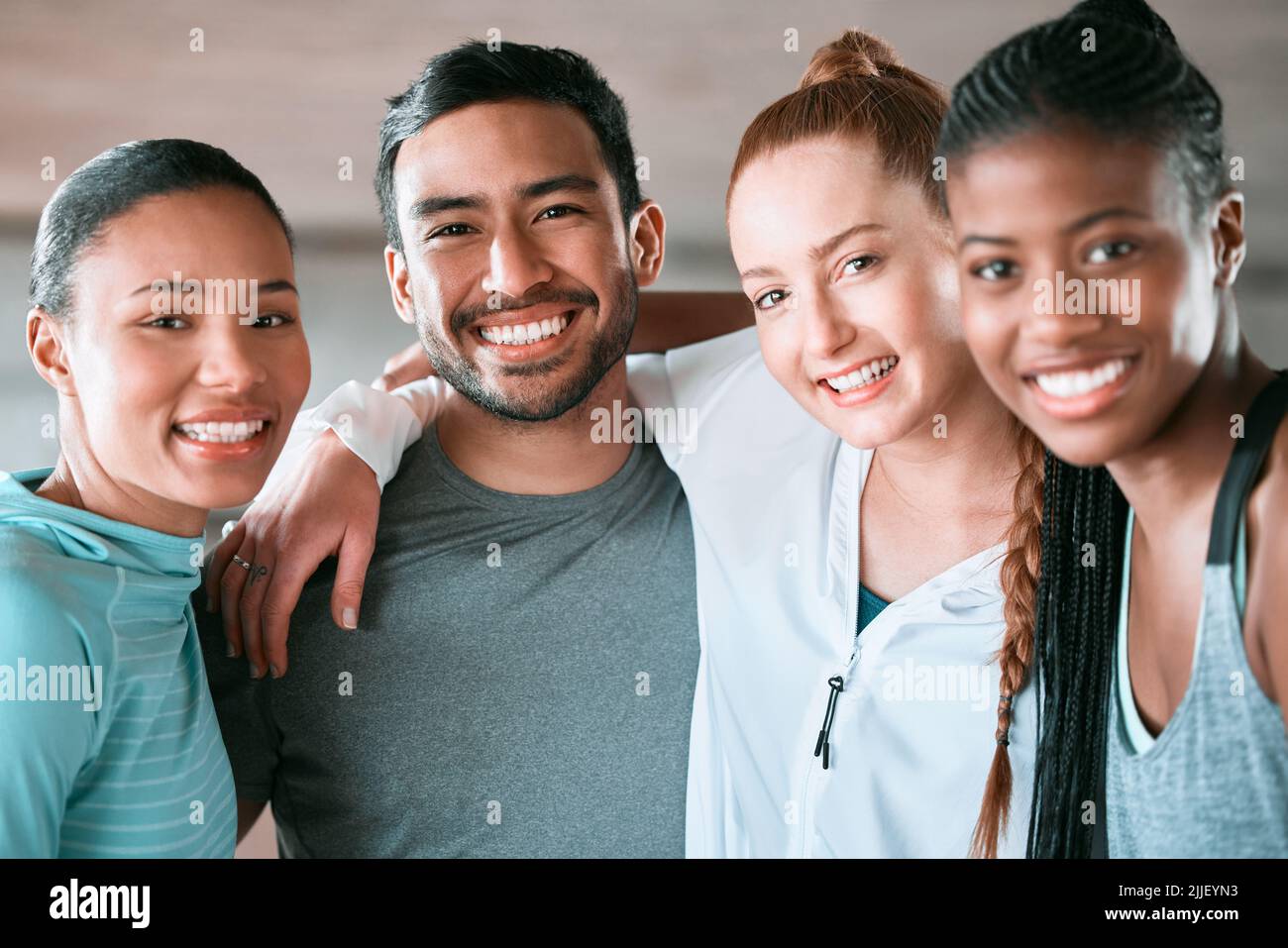 We uplift one another. a group of friends hanging out before working ...