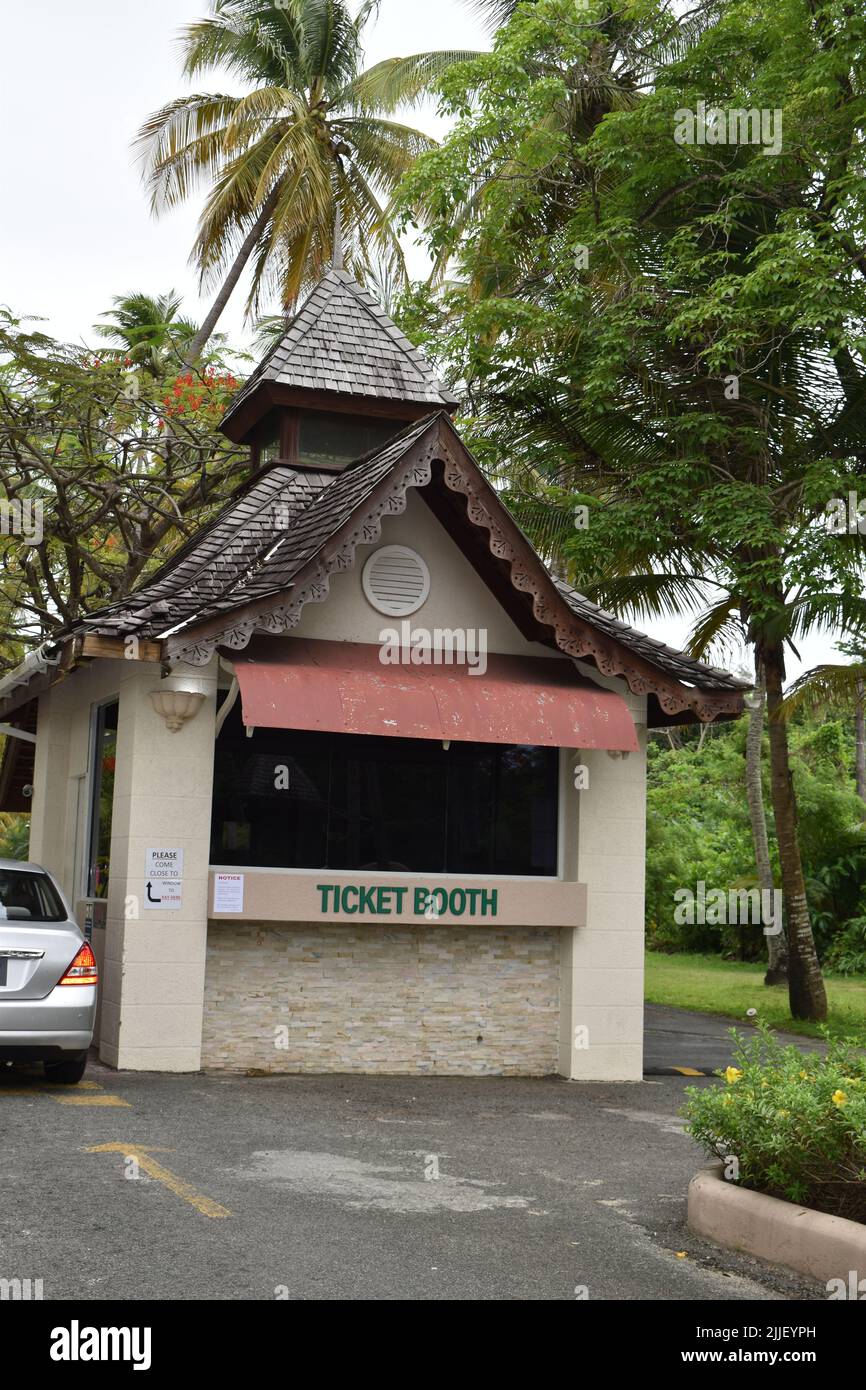 Pigeon Point, Tobago - July 12, 2022 - Pigeon Point Heritage Park Stock ...