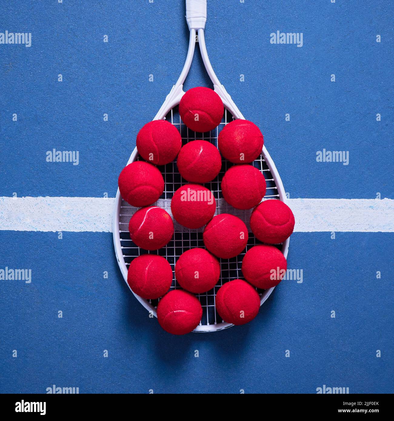 Let the racket do the talking, it has a lot to say. multiple tennis ...