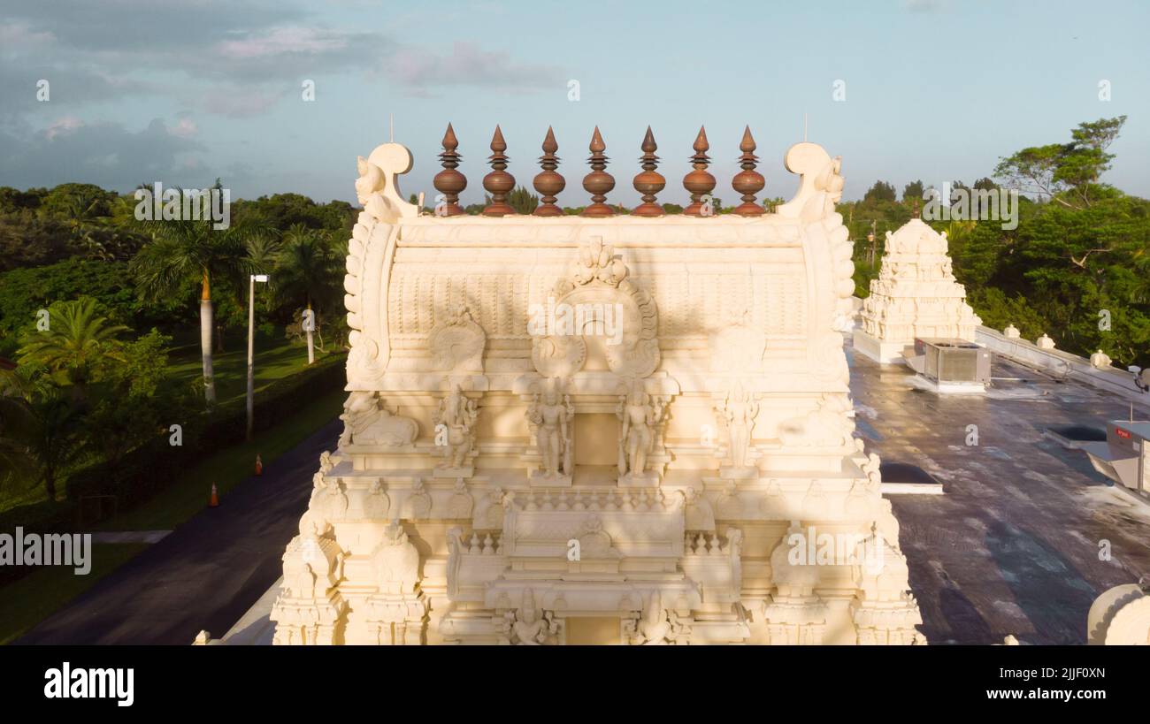 Shiva Vishnu Temple of South Florida is comprised of two buildings, a ...
