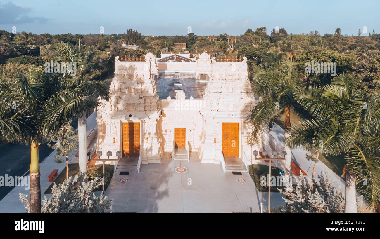 Shiva Vishnu Temple of South Florida is comprised of two buildings, a ...