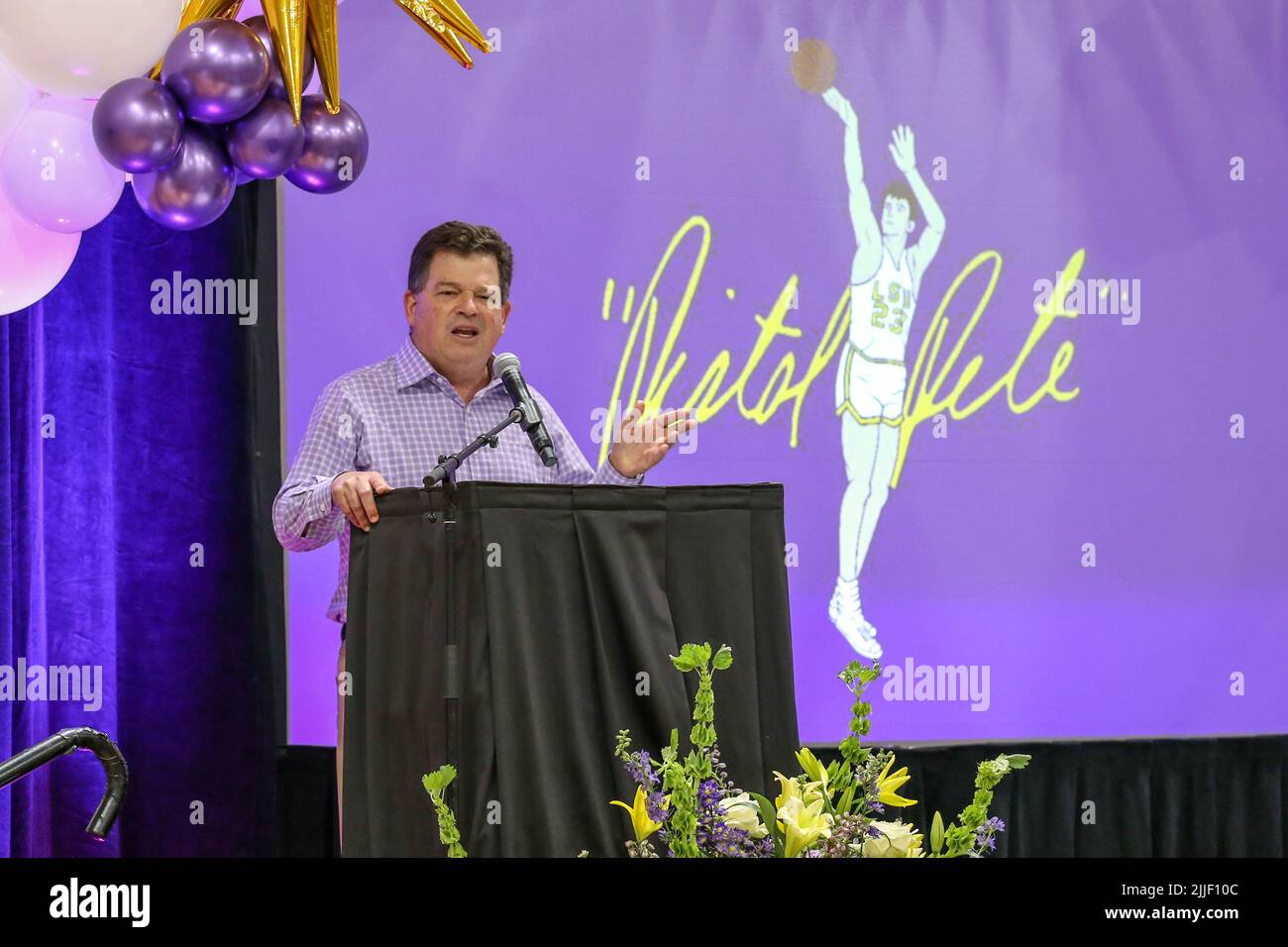 Baton Rouge, LA, USA. 25th July, 2022. LSU Athletic Director Scott ...