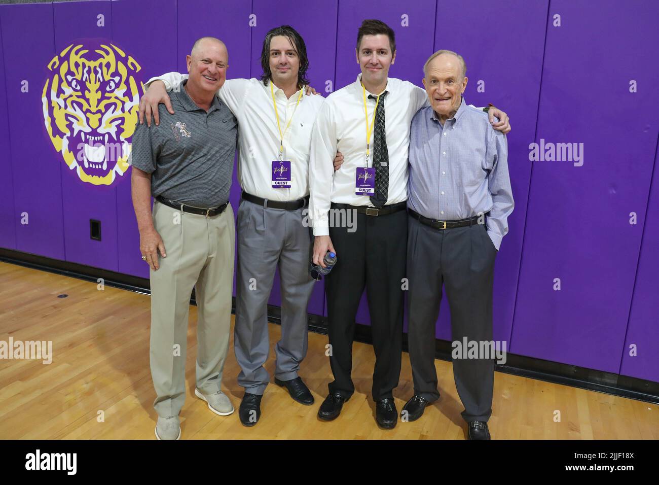 July 25, 2022: Josh and Jaeson Maravich, son's of former LSU star Pete ...