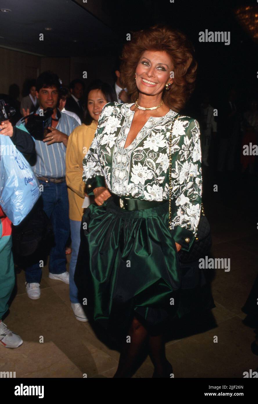 Sophia Loren at the Merv Griffin Party at Beverly Hilton Hotel in ...