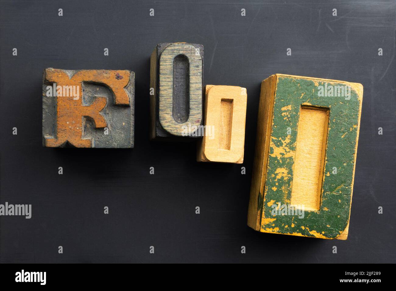 Wooden food block hi-res stock photography and images - Alamy