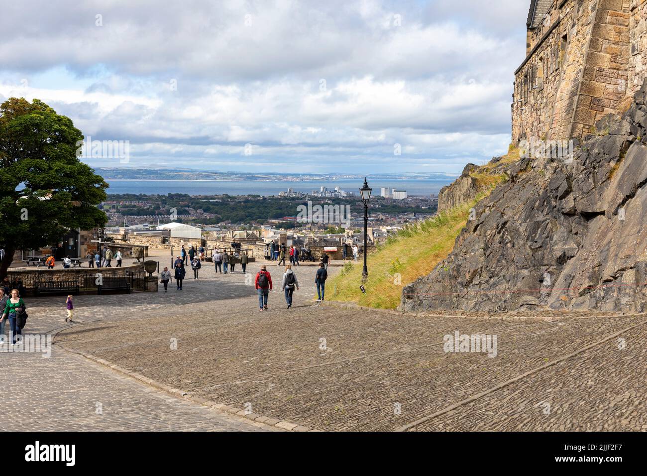Edinburgh castle in the city centre popular tourist attraction and key ...