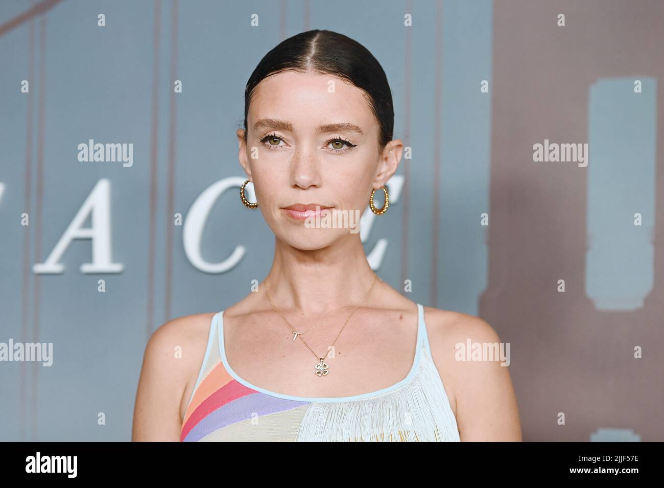 New York, NY, July 25, 2022. Thania Peck attends the Apple TV+ "Surface ...