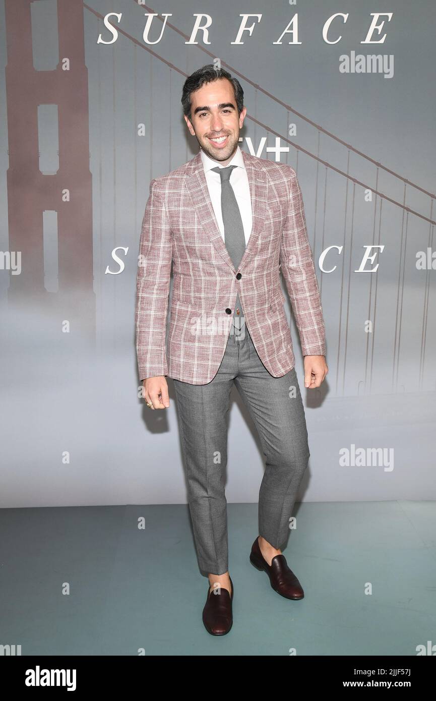New York, NY, July 25, 2022. Michael Judson Berry attends the Apple TV+ ...
