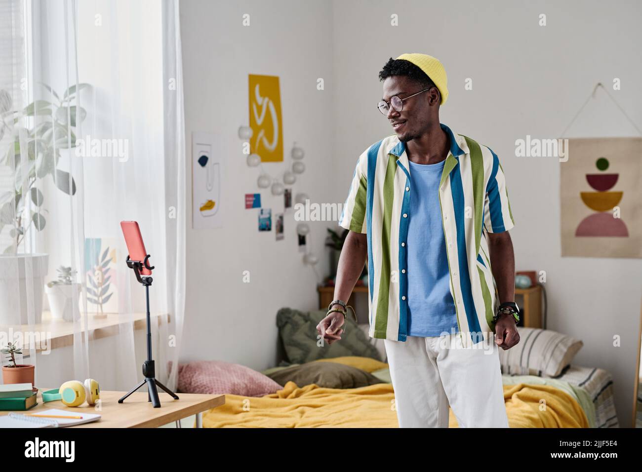 Boy recording hi-res stock photography and images - Alamy